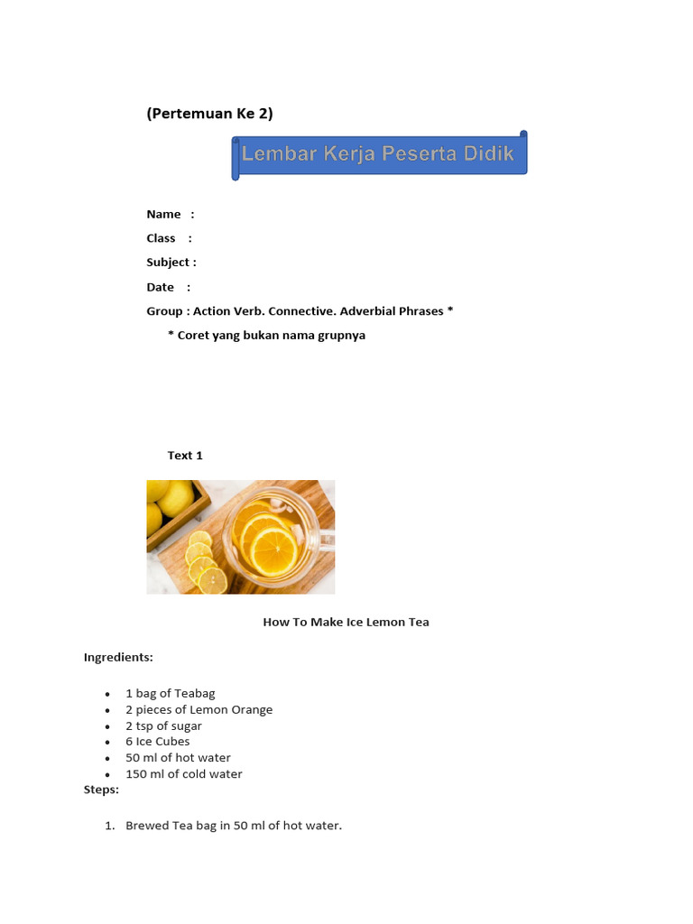 3568 - LKPD 2 - Dedi Setiawan | PDF | Coffee | Lemon