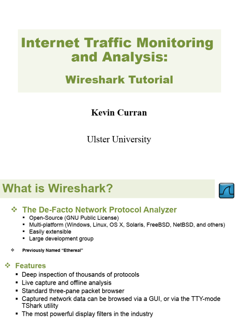 Chapter1 - Wireshark Tutorial | PDF | Transmission Control Protocol ...