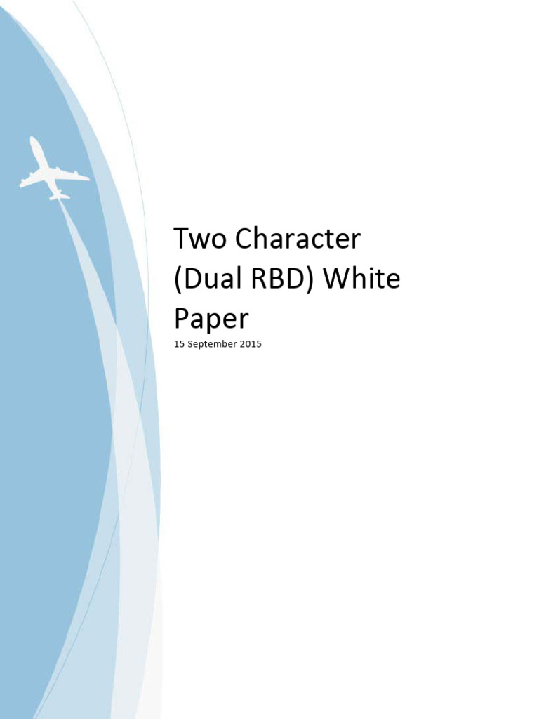 Dual RBD ATPCO Standard2 | PDF | Information Technology | Computing
