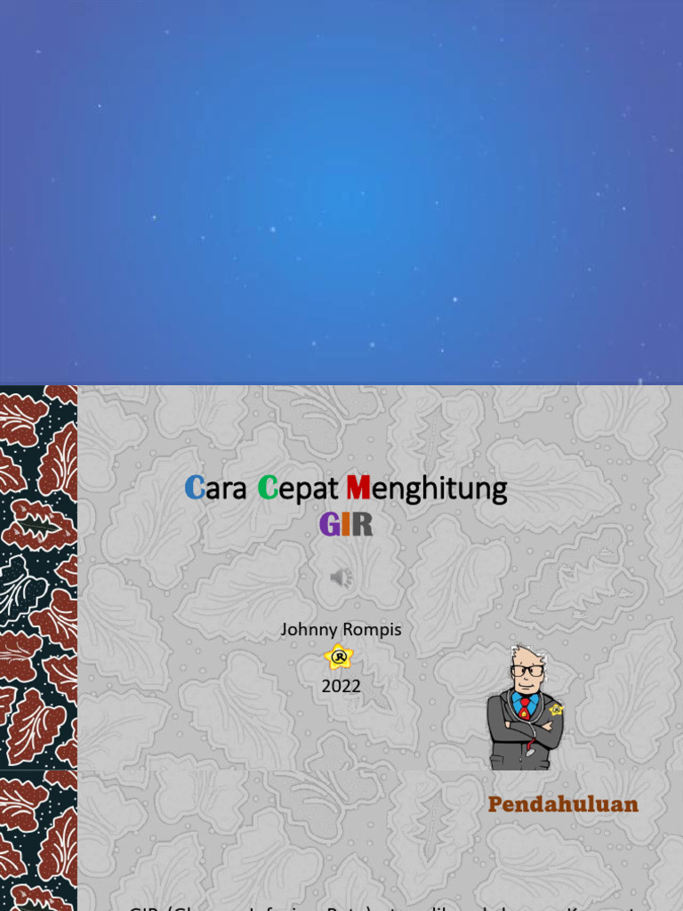 Cara Cepat Menghitung GIR | PDF