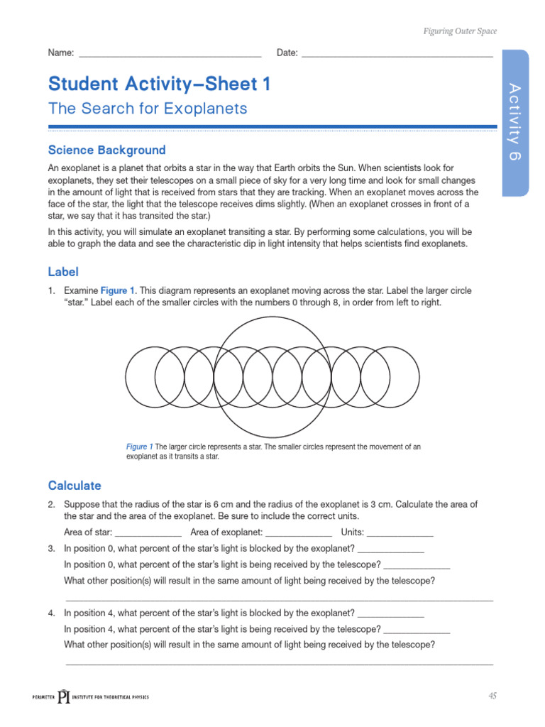 3.3 The Transit Method | PDF | Exoplanet | Stars
