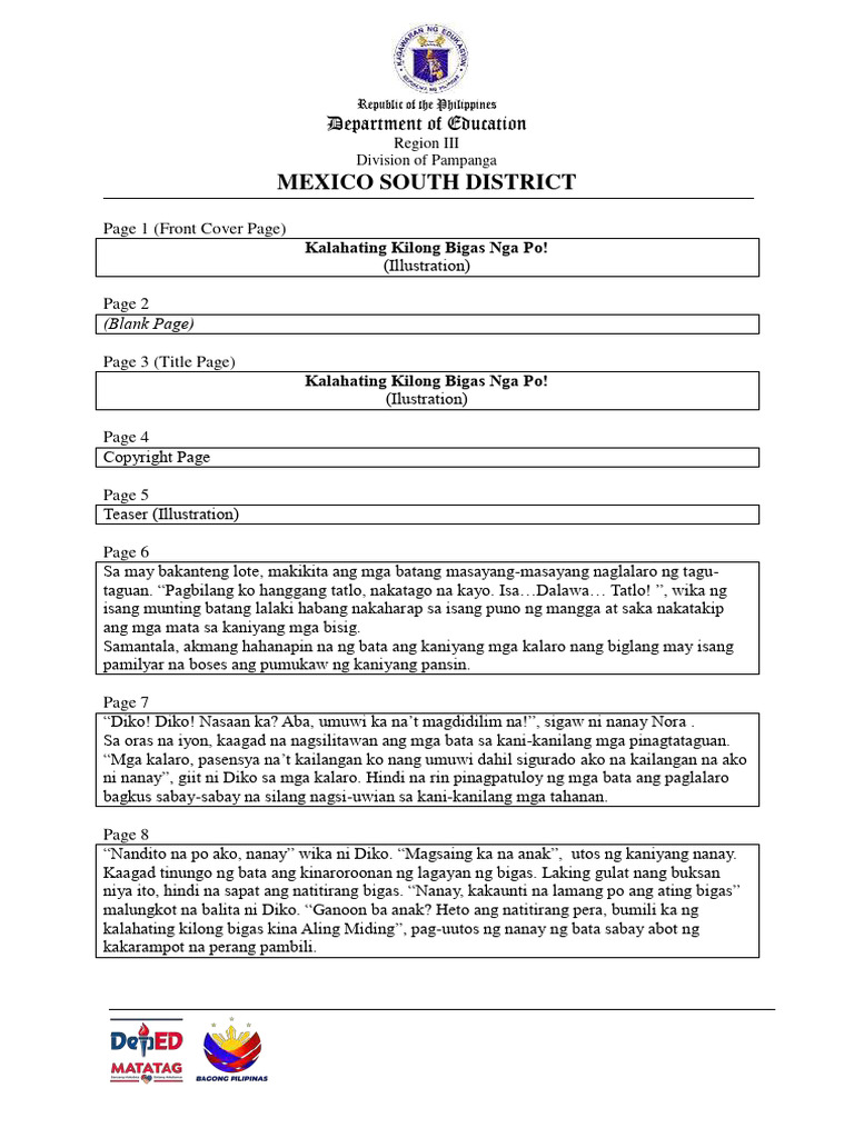 Kalahating Kilong Bigas Nga Po | PDF