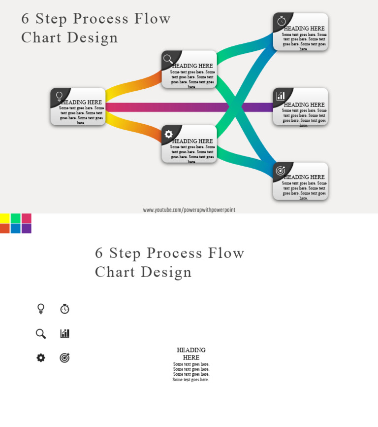 42.create 6 Step Process Flow Chart Design | PDF