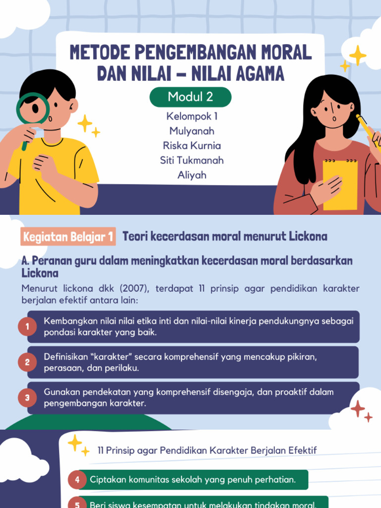 Modul 2 Pengembangan Moral Dan Nilai Agama | PDF
