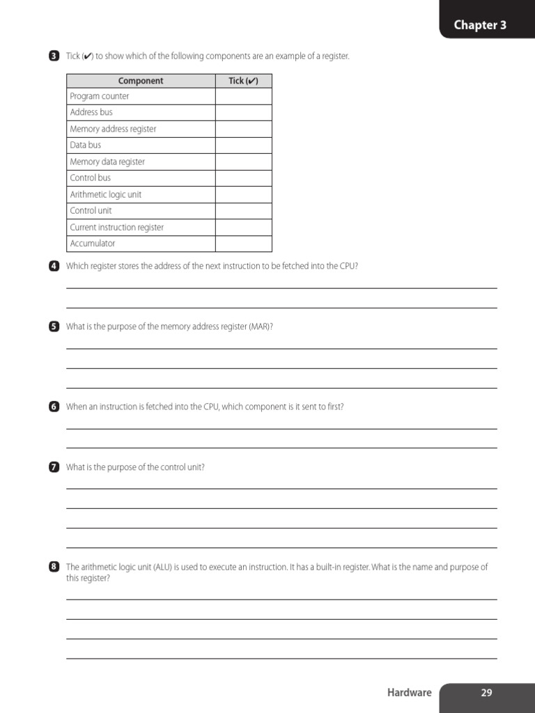 Cs Ch3 Ws 1 | Pdf | Central Processing Unit | Manufactured Goods