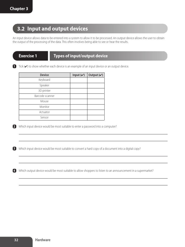 CS Ch3 WS 2 | PDF | Computer Data Storage | Computer Architecture