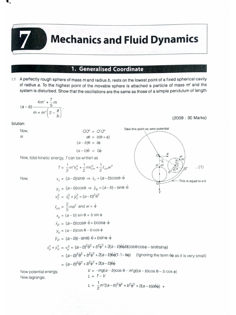2-7 G-20 Maths Mechanics and Fluid Dynamics | PDF