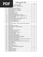 Office Stationery Items List 2019-2020 | PDF