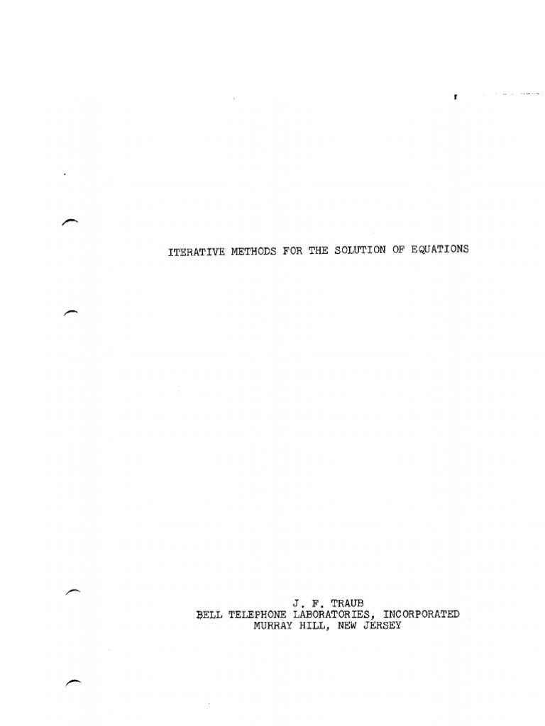 Traub-Iterative methods for.. | PDF | Function (Mathematics) | Limit (Mathematics)