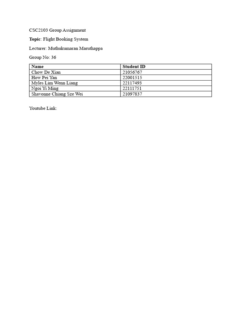 Csc2103 Group Assignment Pdf Time Complexity Scalability 5205