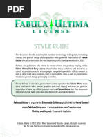 Fabula Ultima Character Sheet | PDF | Role Playing Games