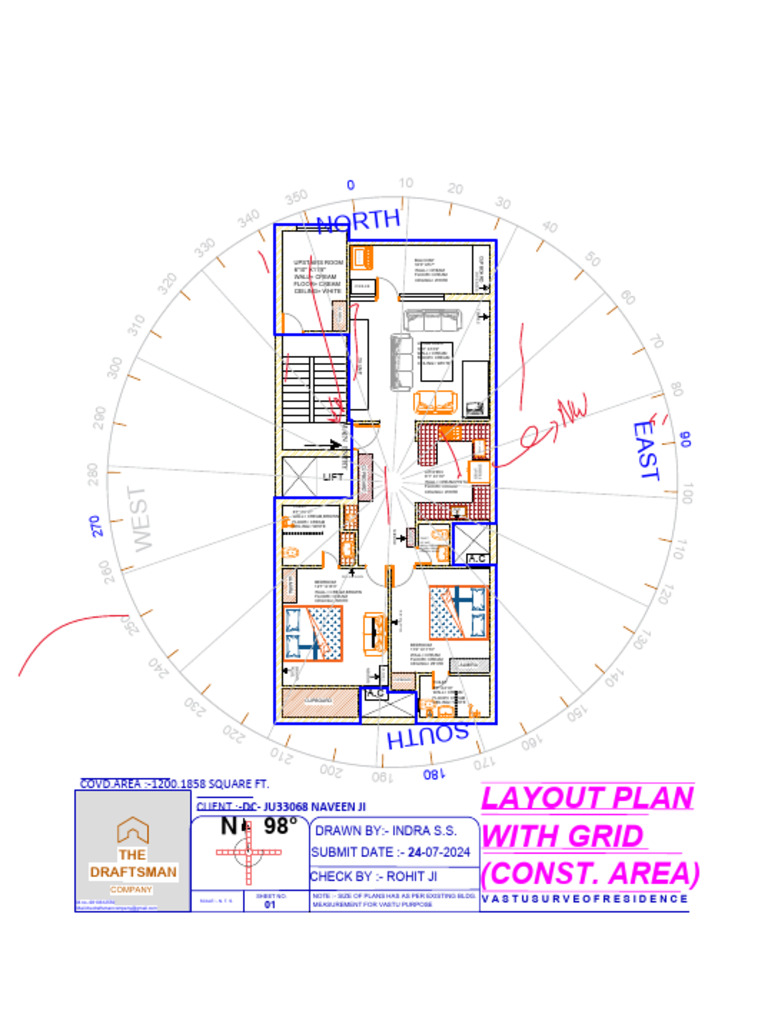 Vastu-Compliant Residential Layout Plan | PDF | Home