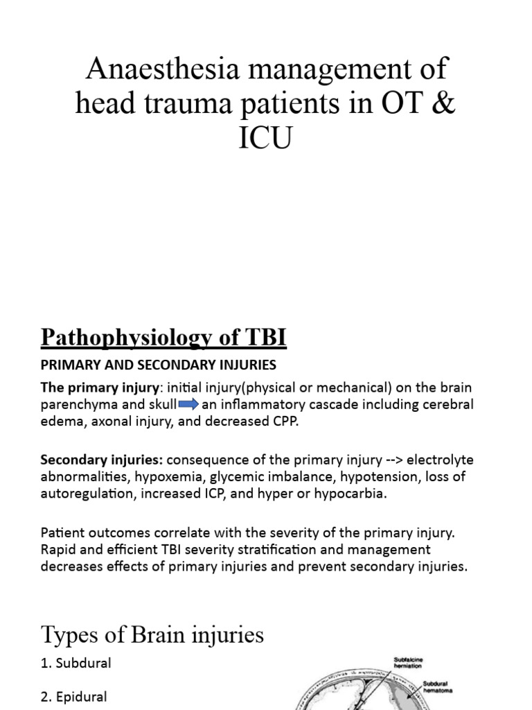 Head Trauma | PDF | Traumatic Brain Injury | Anesthesia