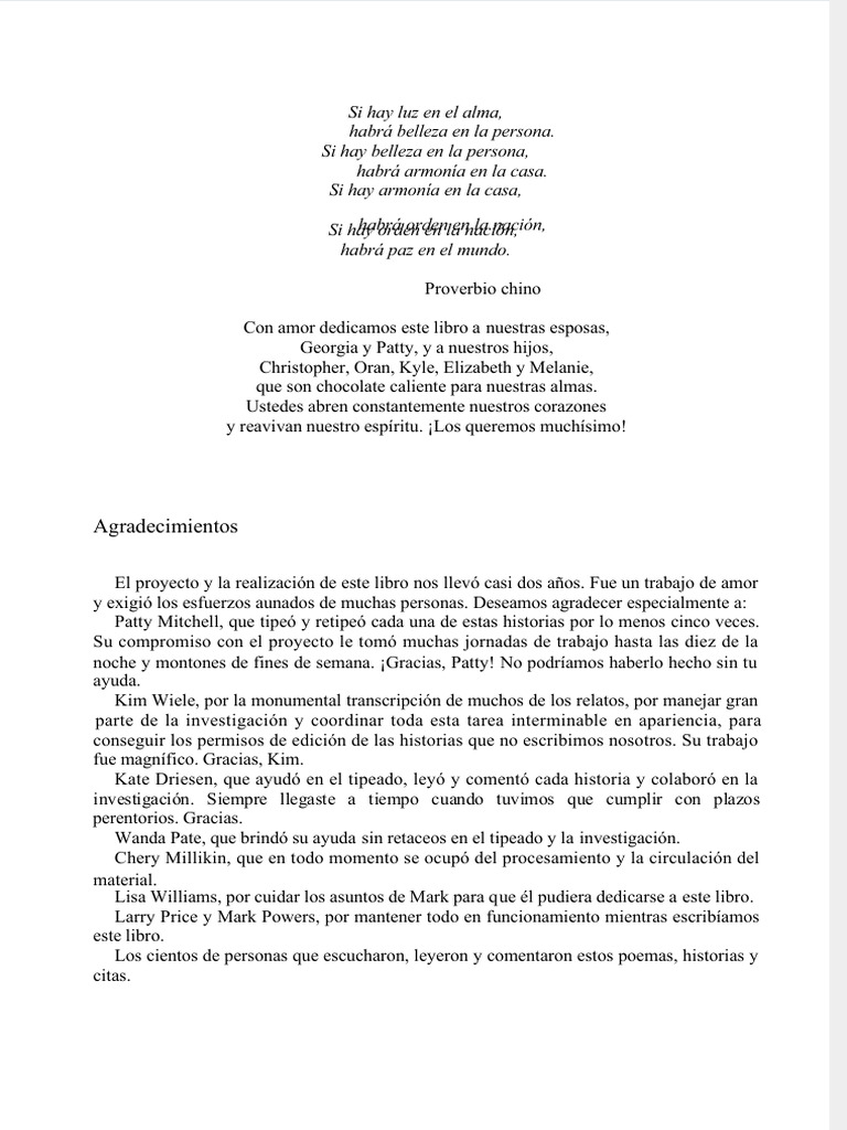 Dokumentips Chocolate Caliente Para El Alma3 Pdf Amor 
