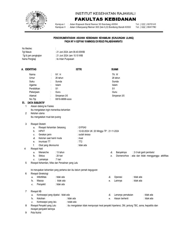 Soap Anc - Ny H G2p2a0 18 MG - Iis Intan Puspasari H123009 | PDF ...