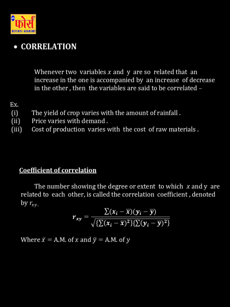 Correlation & Regression | PDF | Statistical Inference | Statistics Correlation & Regression | PDF | Statistical Inference | Statistics
