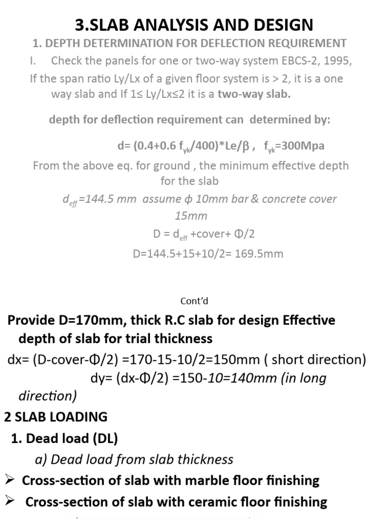 Slab PP | PDF | Bending | Mechanics