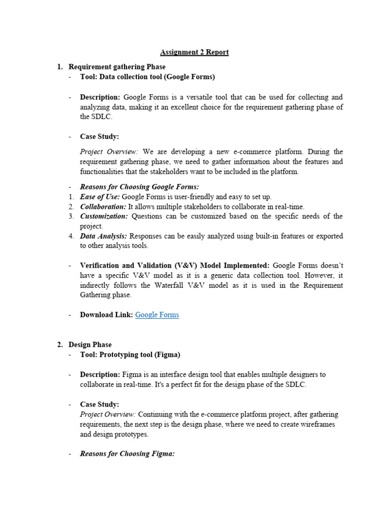 Assignment 2 Report | Download Free PDF | Software Development Process | Software Prototyping