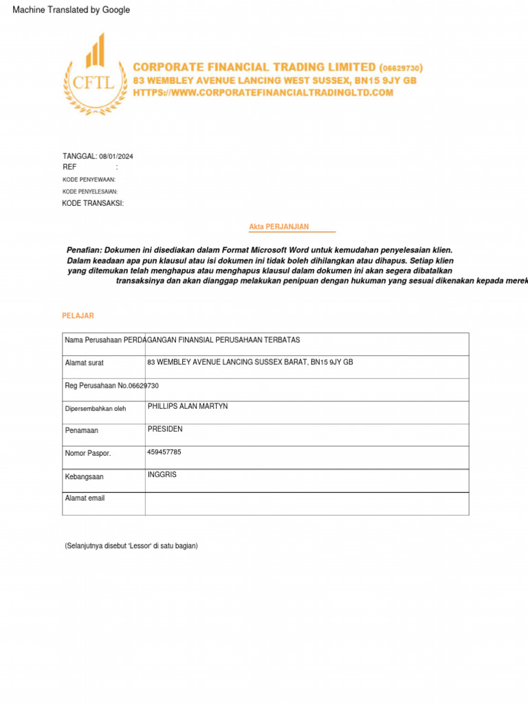 Sertifikat training Online | PDF