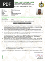 Redeployment Letter | PDF