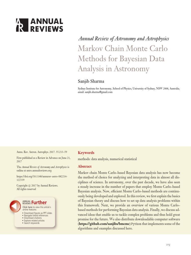 Analysisin Astronomy | PDF | Bayesian Probability | Probability