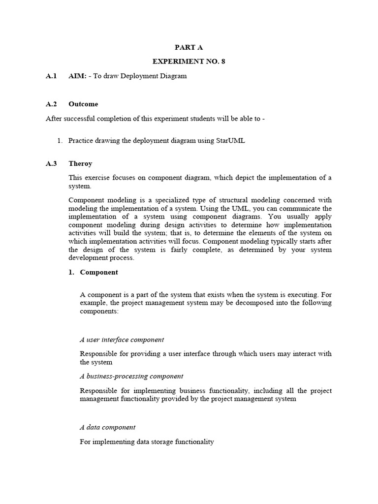 Drawing Deployment Diagrams with UML | PDF | Class (Computer ...
