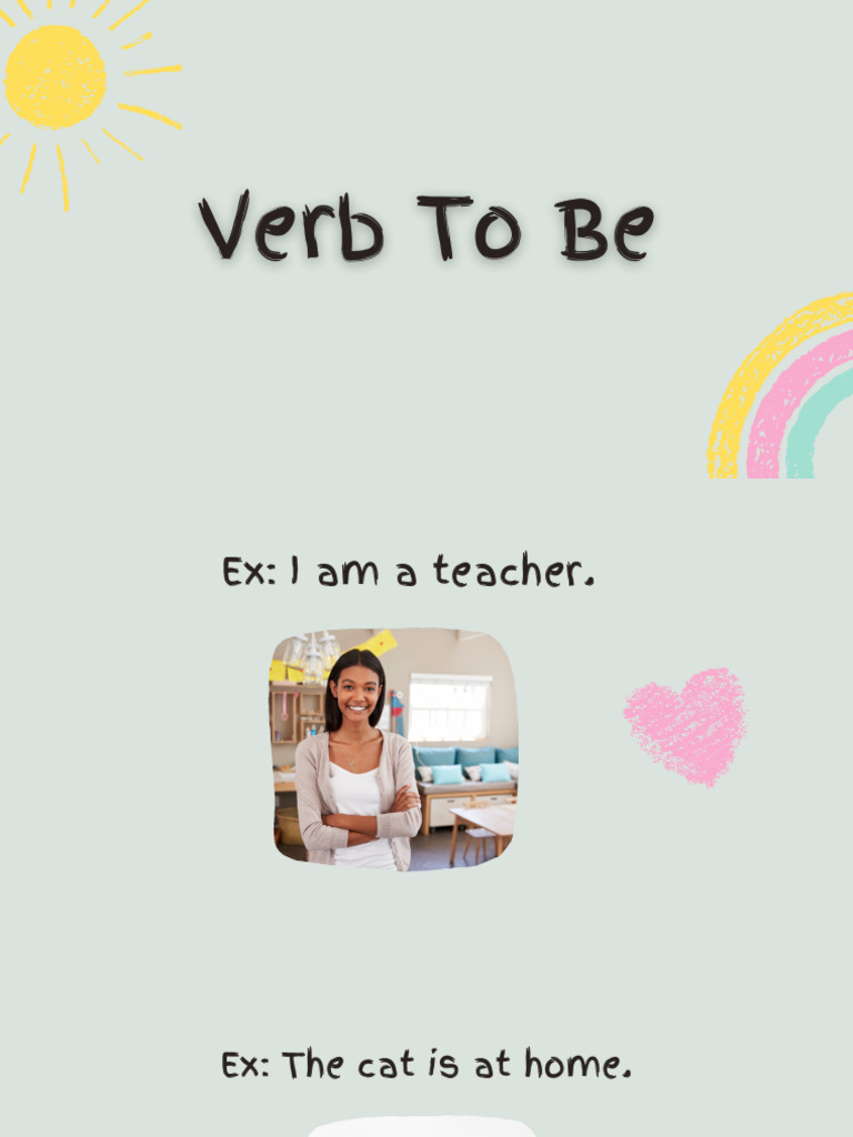 Verb To Be EFL Grammar Presentation PDF | PDF | Language Arts & Discipline