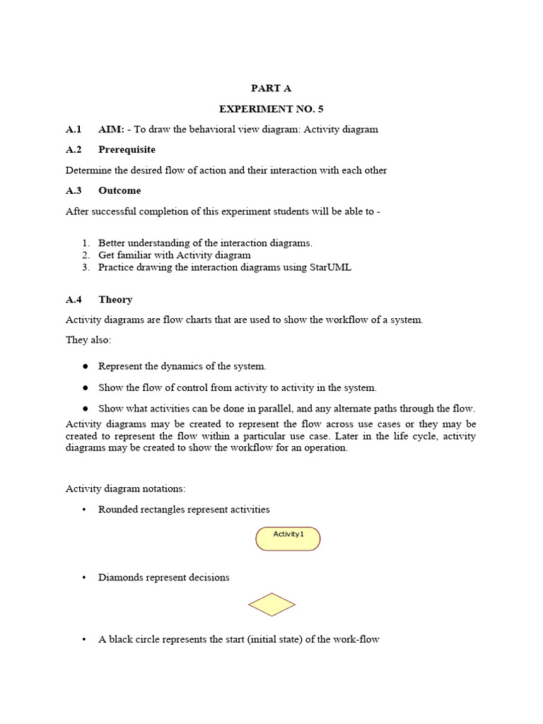 Software Engineering Activity Diagram. | PDF
