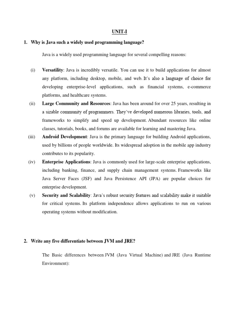 Imp Questions | PDF | Inheritance (Object Oriented Programming ...