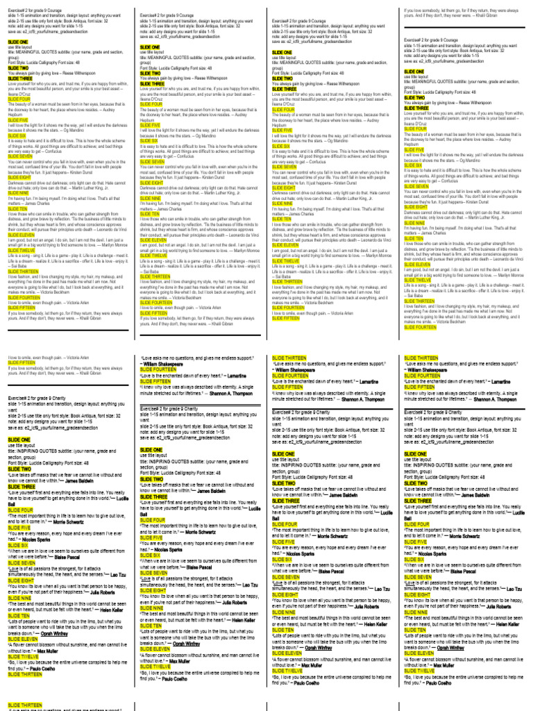 Exercise 2 1st Quarter ICF 9 | PDF