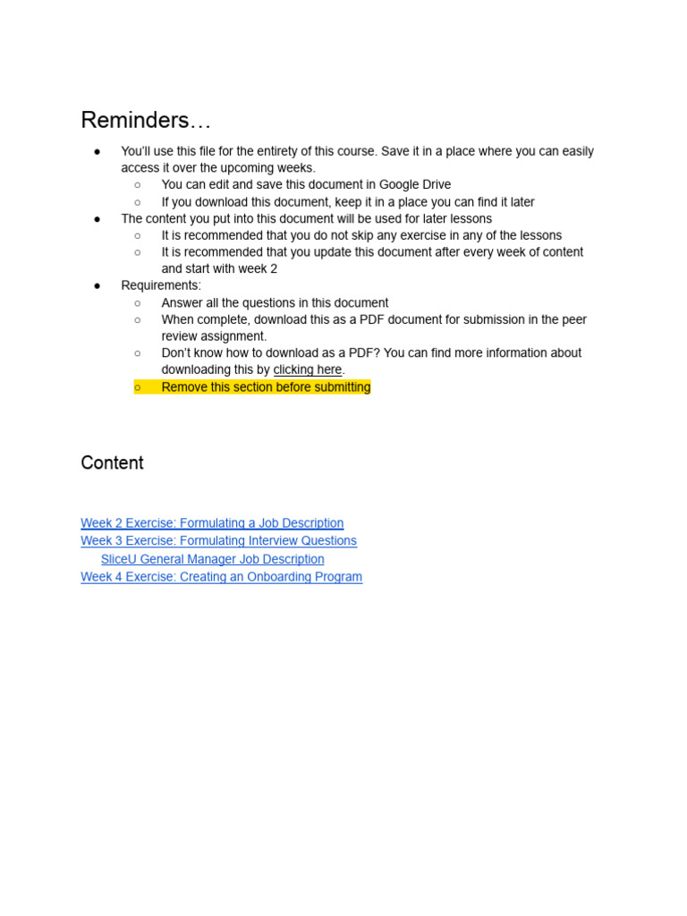 SliceU Job Description & Onboarding Guide | PDF | Economies | Business