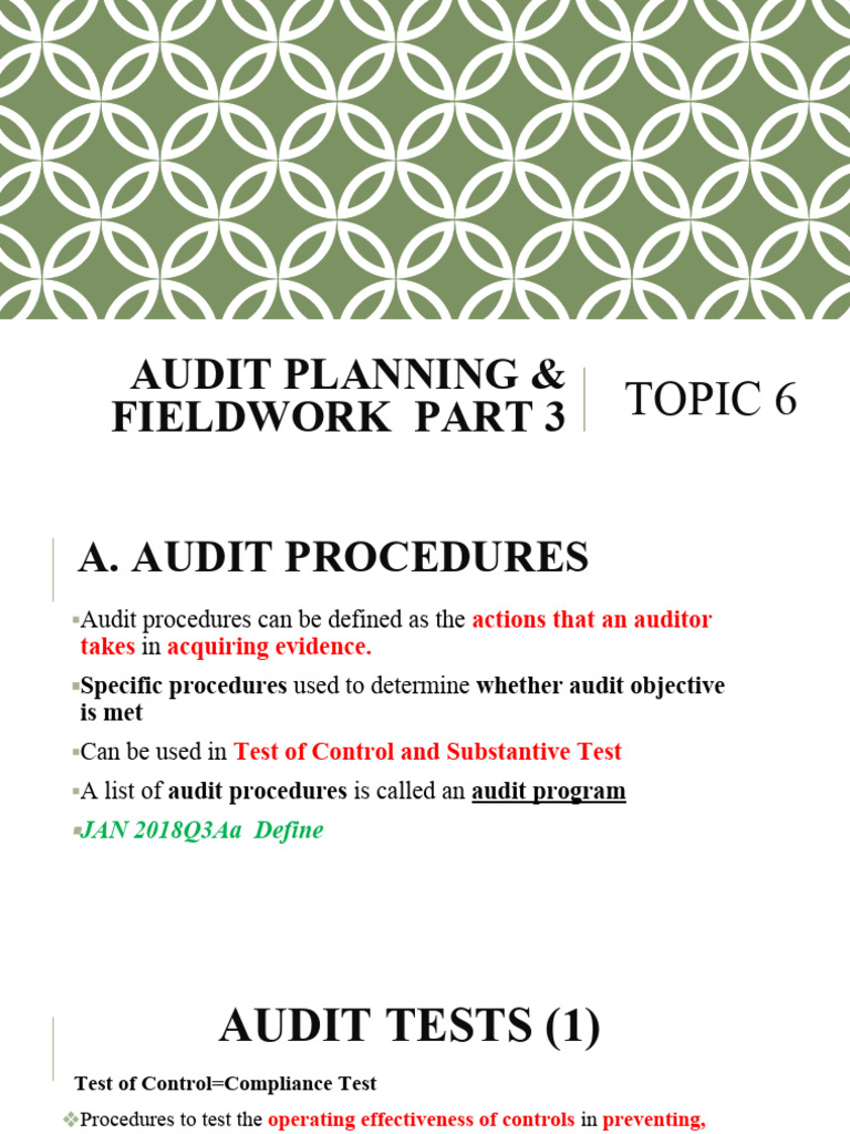 Audit Procedures and Evidence Explained | PDF | Audit | Accounting