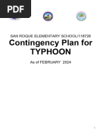 School Contingency Plan | PDF | Tropical Cyclones | Typhoon