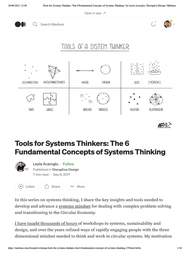 Tools For Systems Thinkers - The 6 Fundamental Concepts of Systems ...