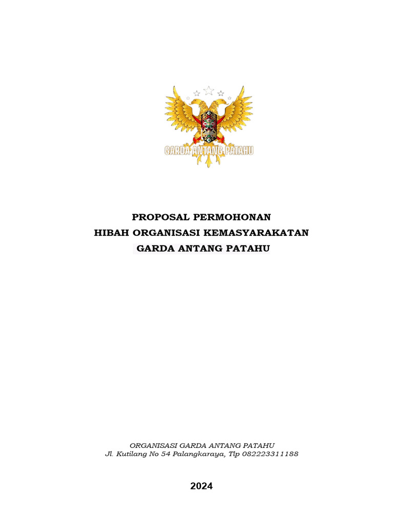 Form Permohonan Hibah | PDF | Hukum
