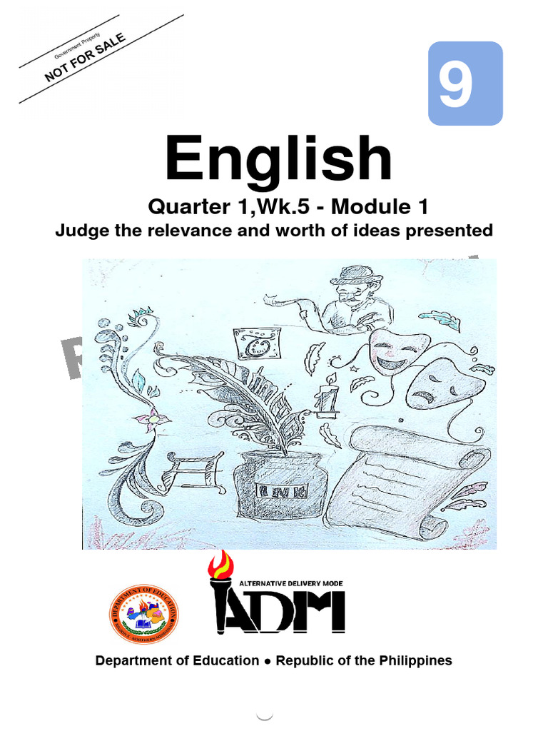 English9 Q1 Mod1 Wk5 JudgetheRelevanceAndWorthOfIdeasPresented v5 | PDF | Knowledge | Learning