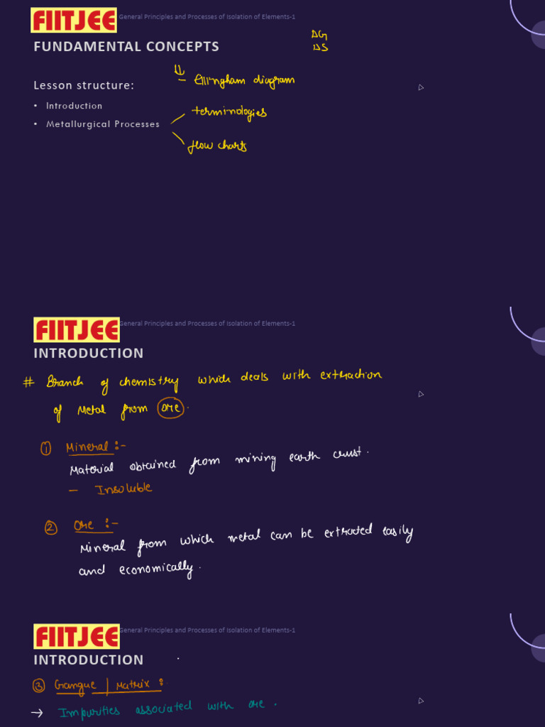 Metallurgy Notes | PDF | Metallurgy | Sodium Carbonate