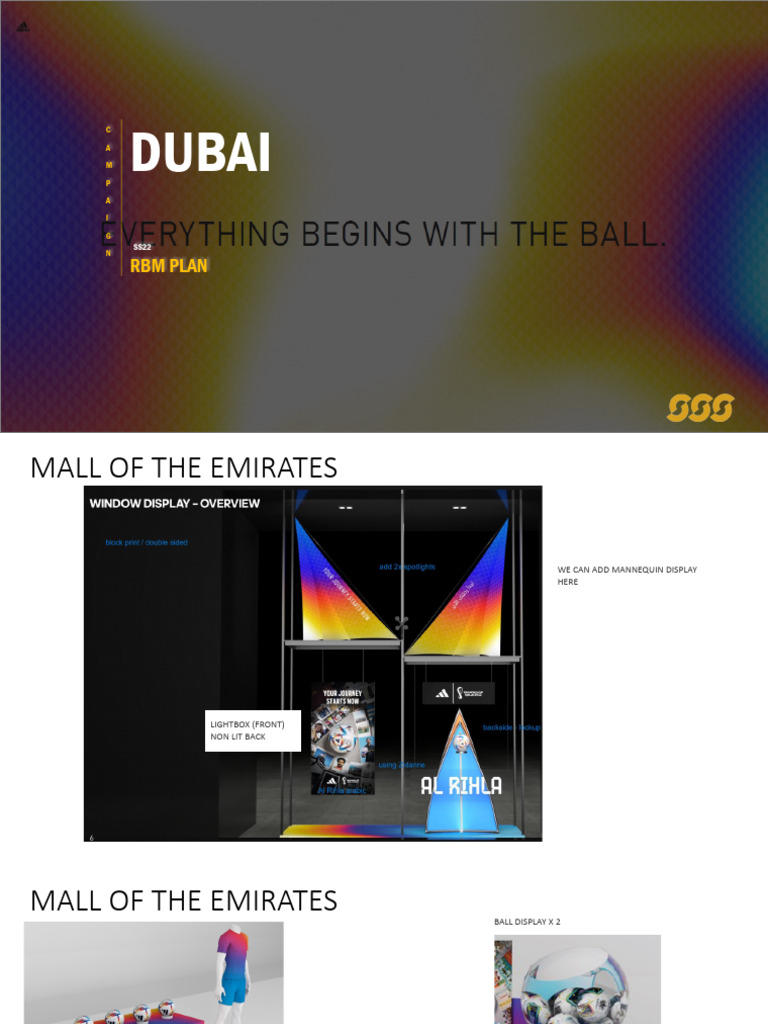 UAE - Adidas OMB - 13th April Launch | PDF