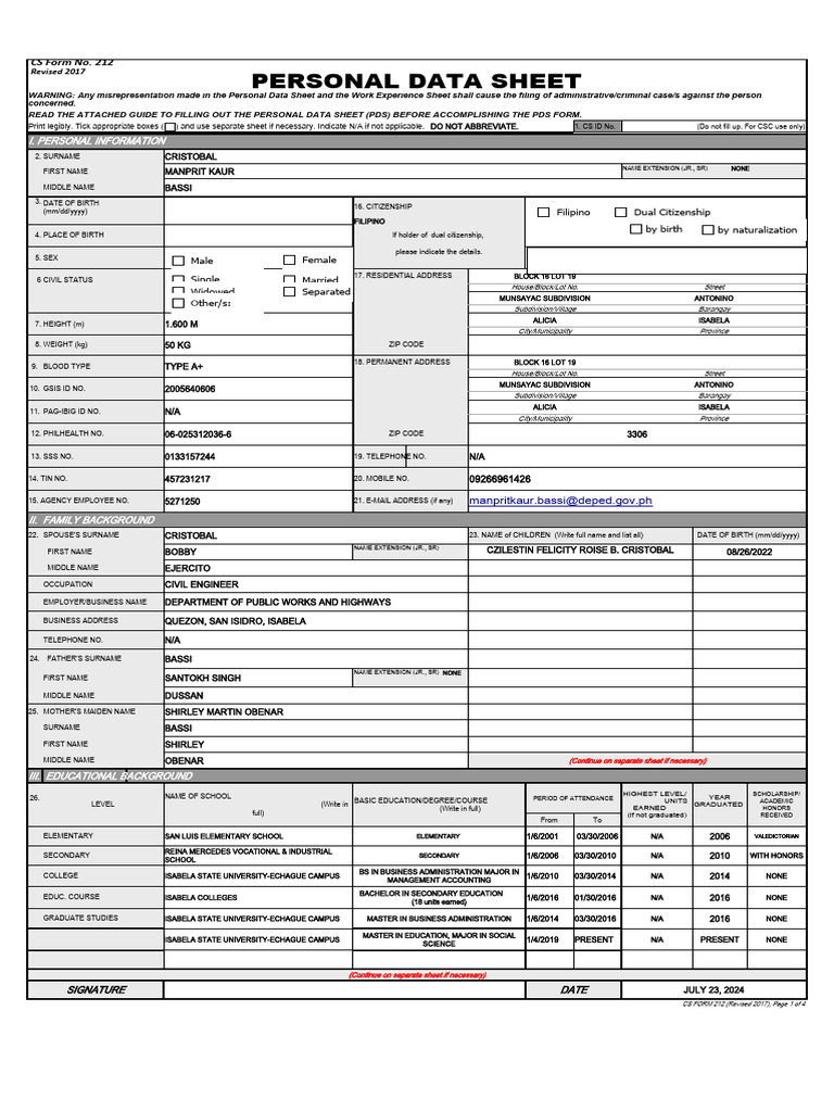 PDS (1) | Download Free PDF | Teachers