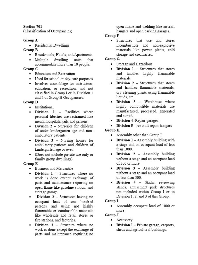 Section 701 Group F | PDF