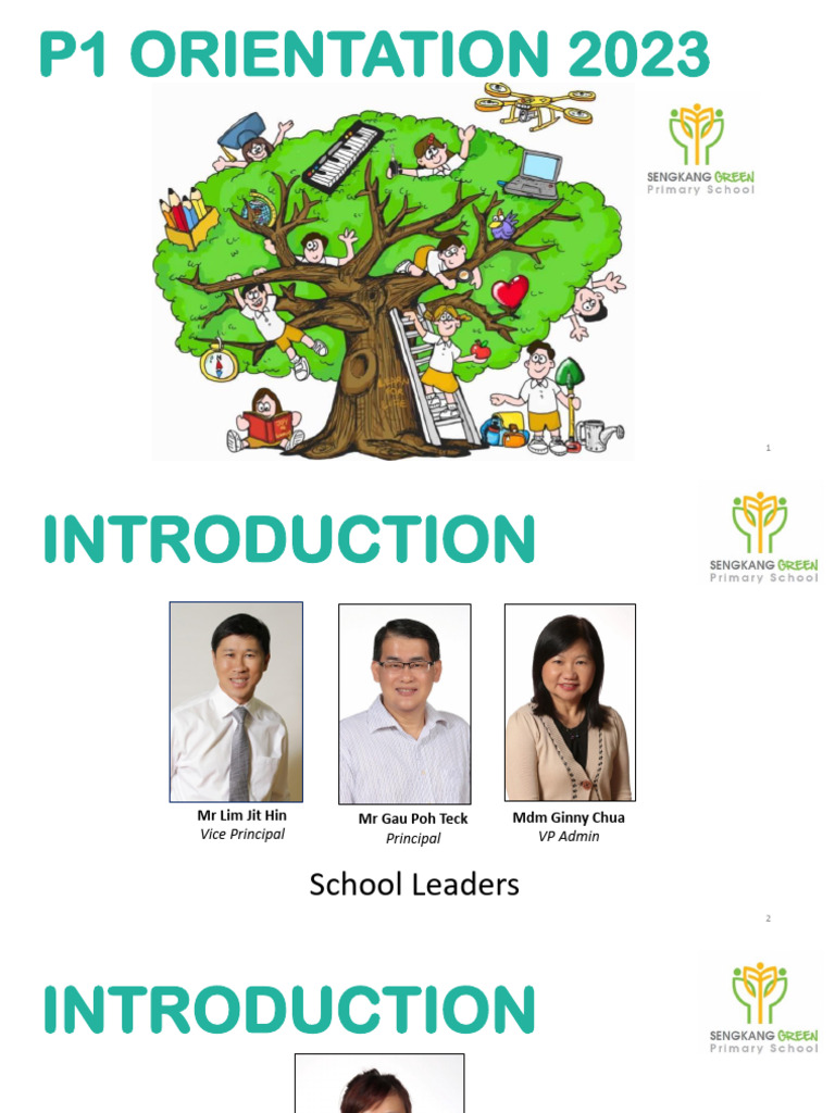 SengKang Green P1 Orientation 2023 | PDF | Closed Circuit Television | Teachers
