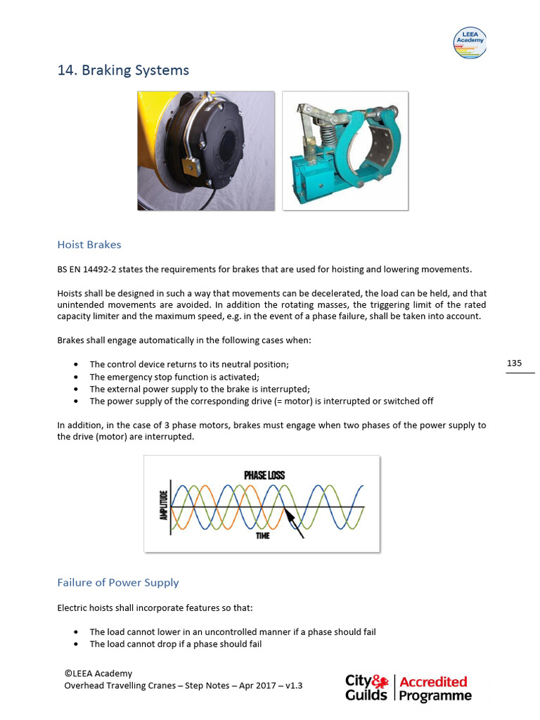 14 - Braking Systems | PDF | Electric Motor | Brake
