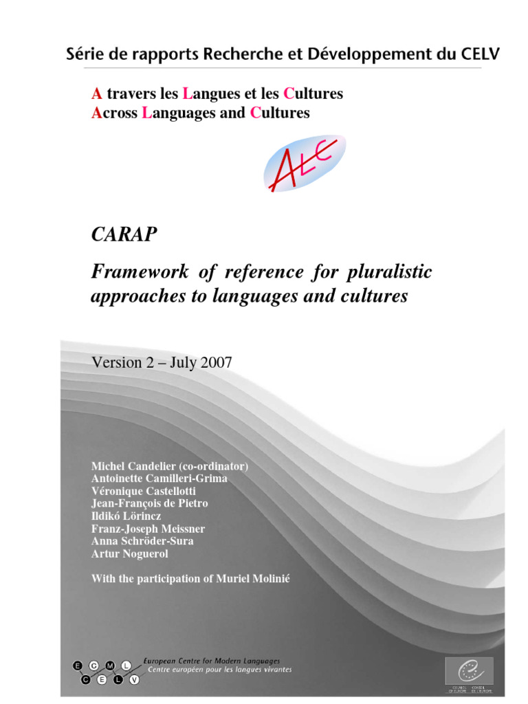 CARAP (2007) Framework of Reference For Pluralistic | PDF | Foreign ...