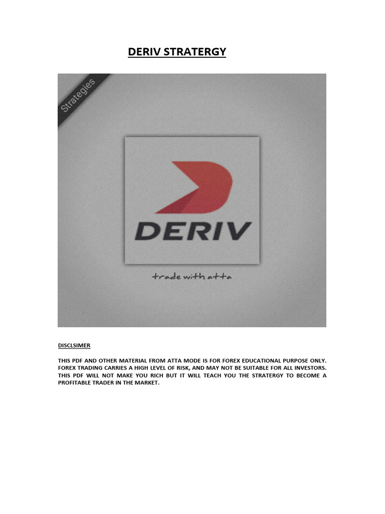 Deriv Stratergy | PDF