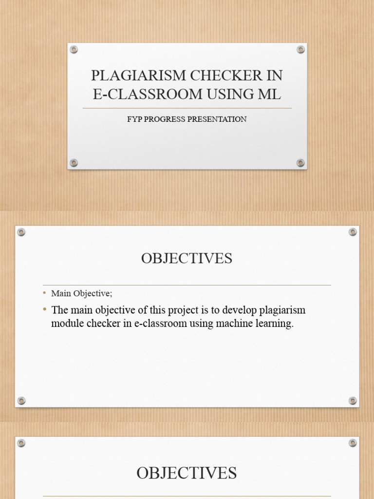 Plagiarism Checker in E-Classroom Using ML - 123514 | PDF