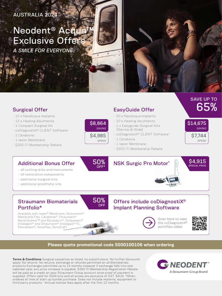 Neodent Acqua™ Exclusive Offers: A Smile For Everyone | PDF