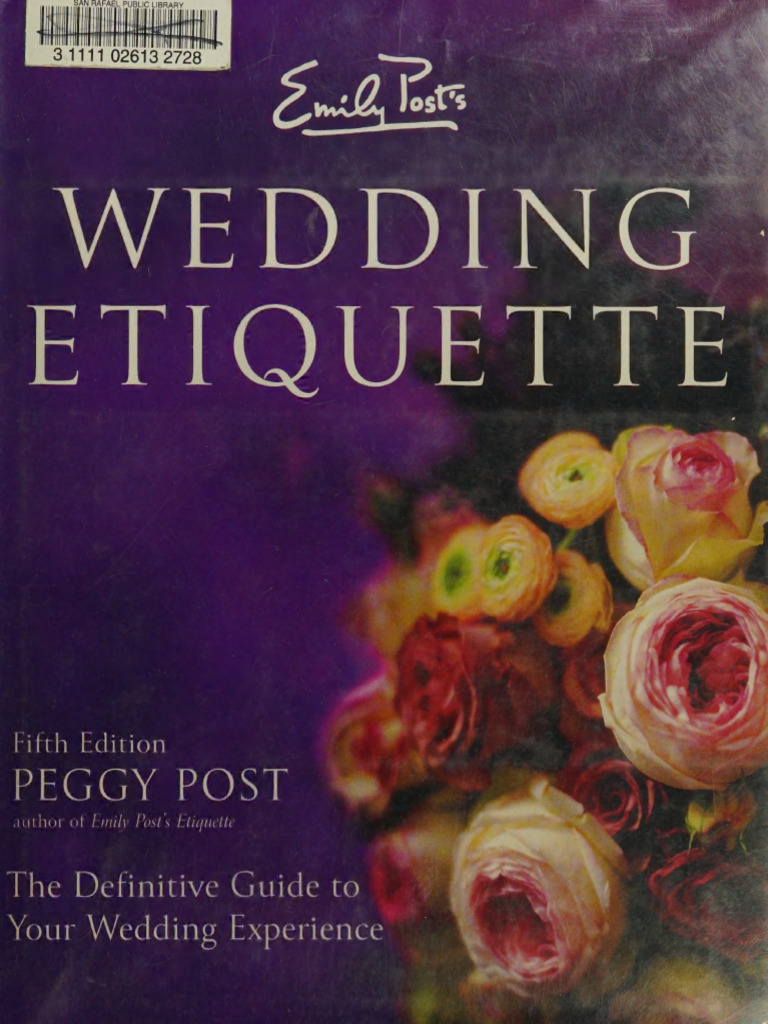 Emily Post's Wedding Etiquette - Post, Peggy, 1945 | PDF | Wedding ...
