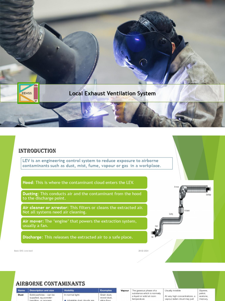 Local Exhaust Ventilation | PDF | Manufactured Goods | Mechanical ...