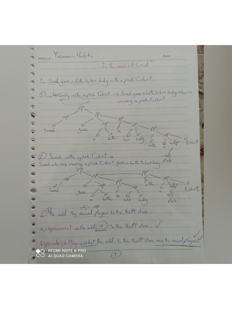 Sample Questions and Answers On Syntax - PDF | PDF