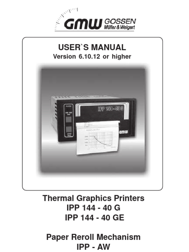 1381758435-IPP144-40G GE Manual Metrix 10.13.r0 Web | PDF | Printer (Computing) | Usb